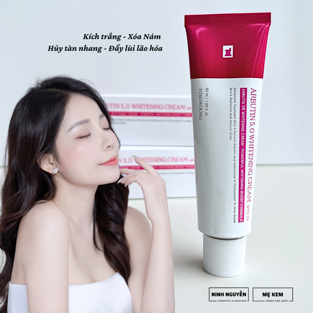 Kem Dưỡng Trắng Arbutin 5 Tosowoong Hàn Quốc 50ml Shopee Việt Nam