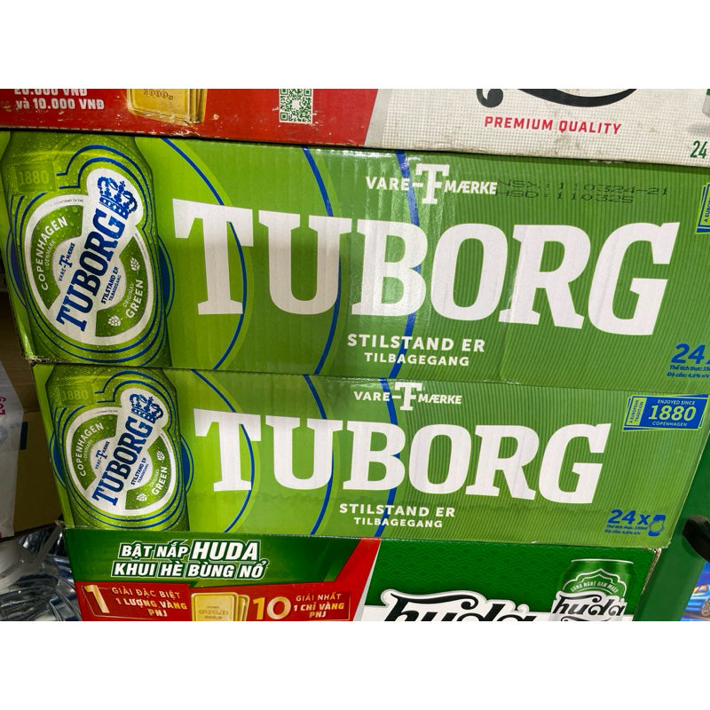 Thùng 24 Lon bia TUBORG | Shopee Việt Nam