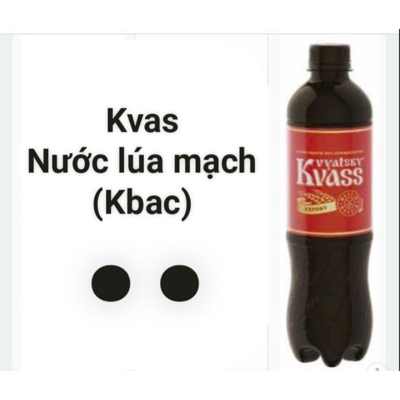 Nước kvass 0.5lit ( nước lúa mạch lên men tự nhiên) Nga | Shopee Việt Nam