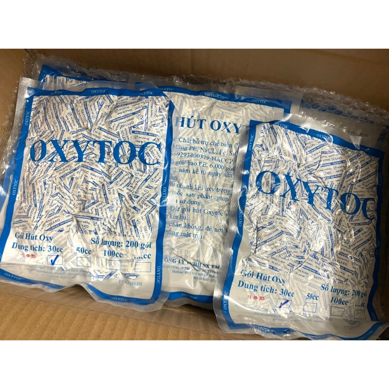 Túi hút ẩm OXYTOC 30CC (Gói tách 50 túi) | Shopee Việt Nam