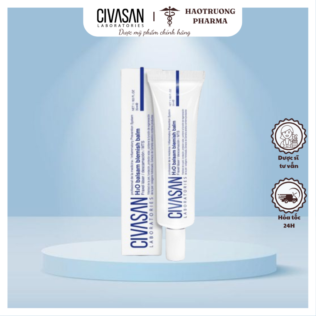 [Bản mới] Kem Dưỡng Civasan H2O Balsam Blemish Balm - Radiance Bright ...