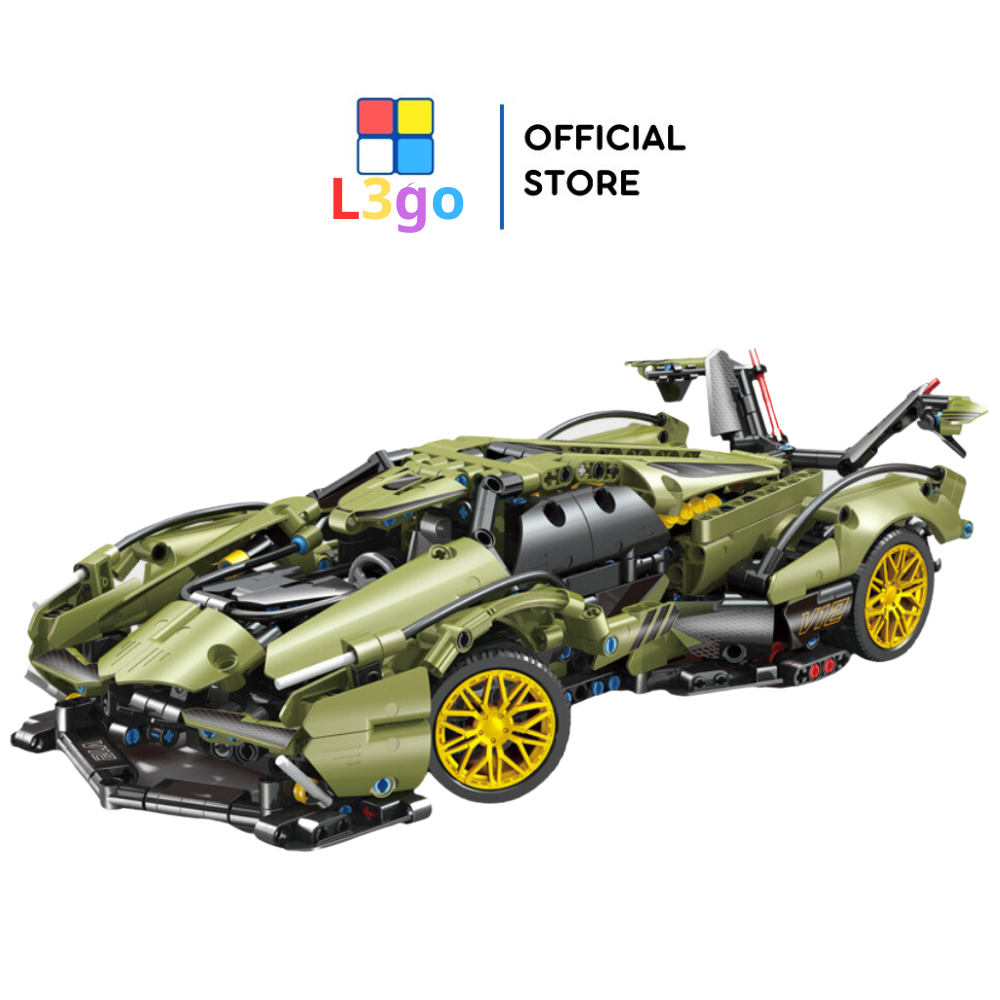 Đồ Chơi Lắp Ráp Mô Hình Siêu Xe Lamboni 1012 PCS, Size 35m, Tỉ Lệ 1:14 ...