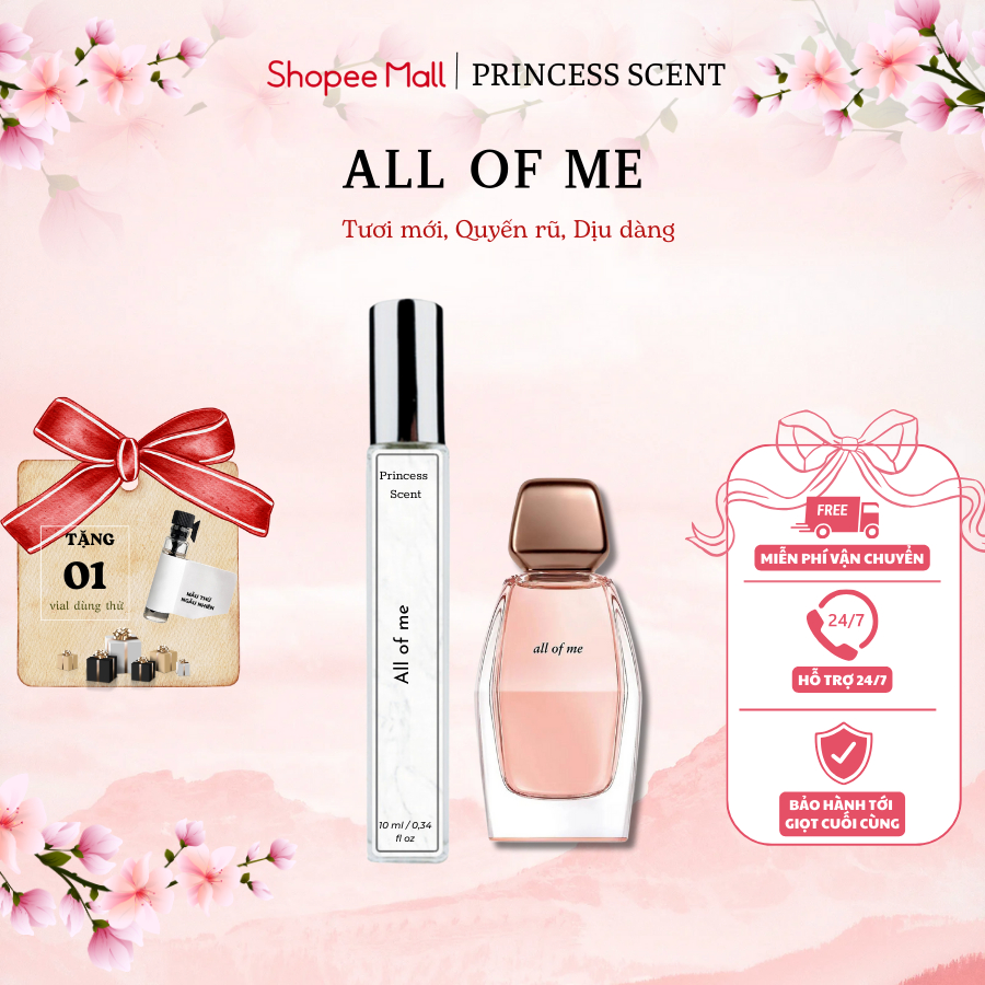 Nước Hoa Nữ For Her All Of Me, Nước Hoa Thơm Lâu PRINCESS SCENT Phong ...