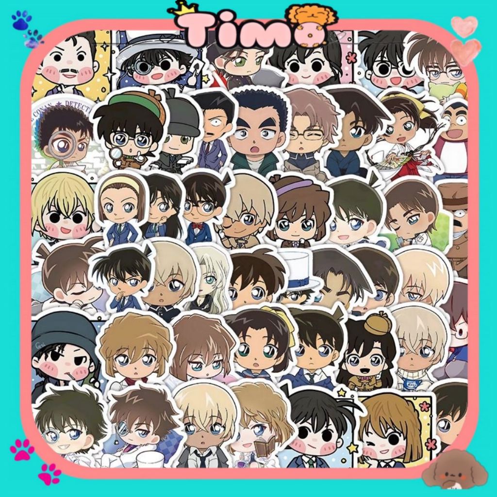 Sticker Conan Kaito Kid Anime Cute Hình Dán Trang Trí Ốp Điện Thoại ...