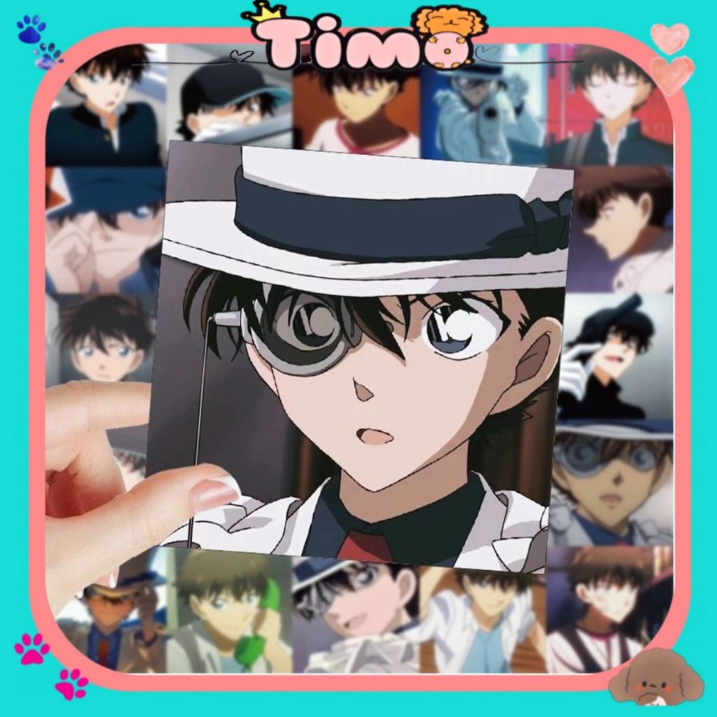 Sticker Kaito Kid Conan Hình Dán Anime Cute Trang Trí Sổ Tay Ốp Điện ...