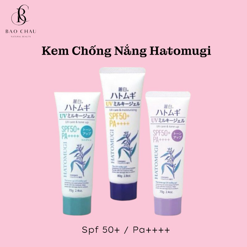 (Chính Hãng) Kem Chống Nắng Hatomugi 80g | Shopee Việt Nam