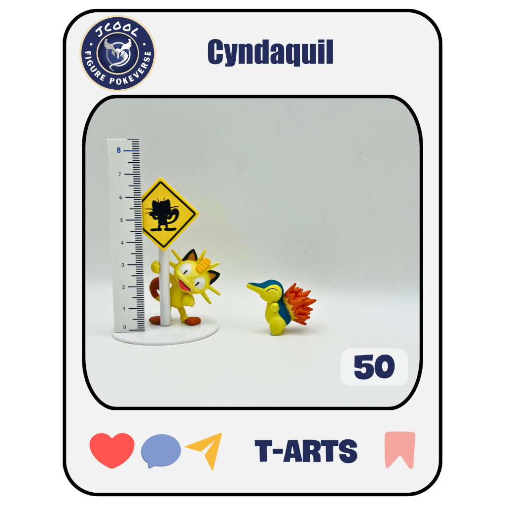 Cyndaquil - Gen 2 vùng Johto - Mô hình Pokemon chính hãng TAKARA TOMY ...