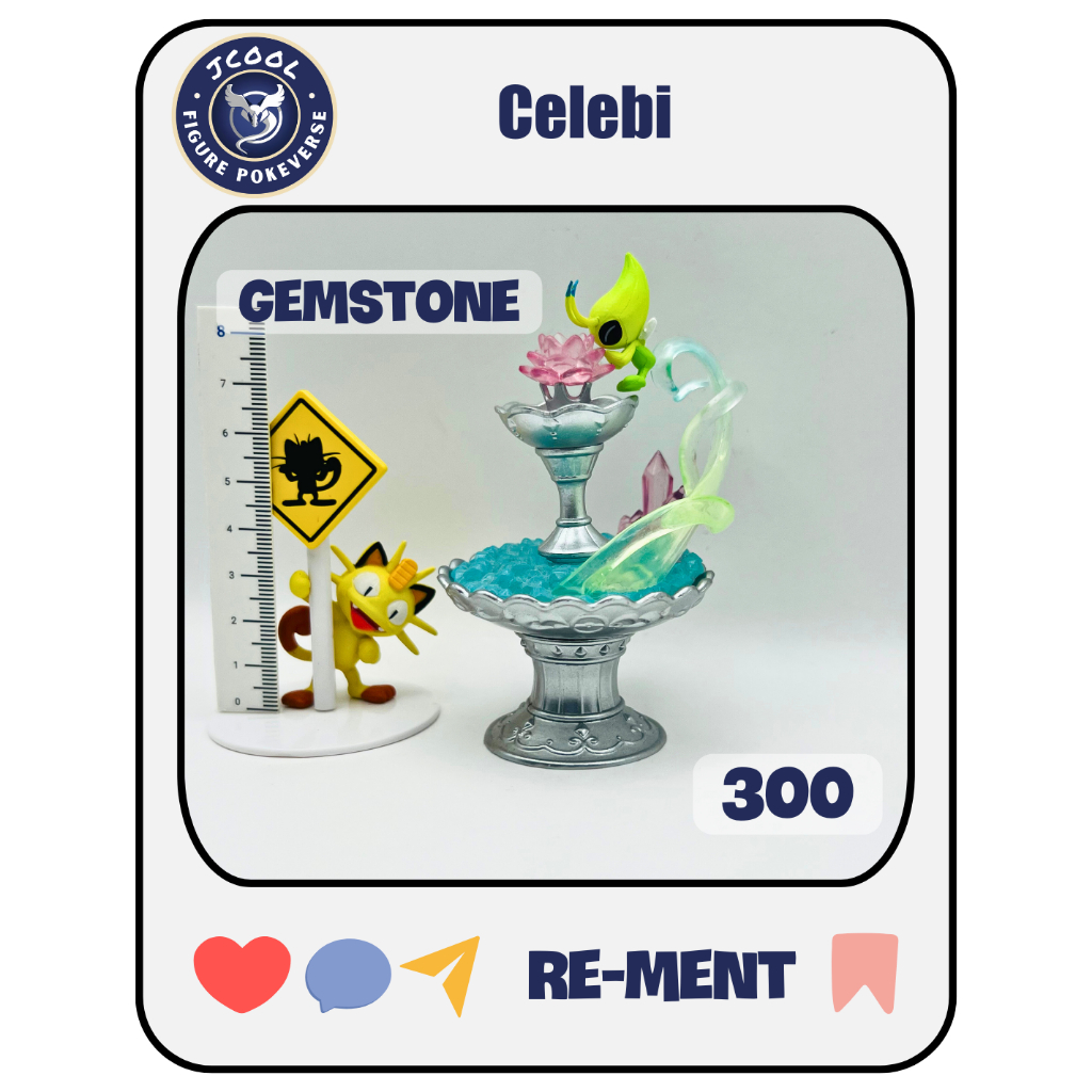 Celebi - Gen 2 vùng Johto - Mô hình Pokemon chính hãng thương hiệu RE ...