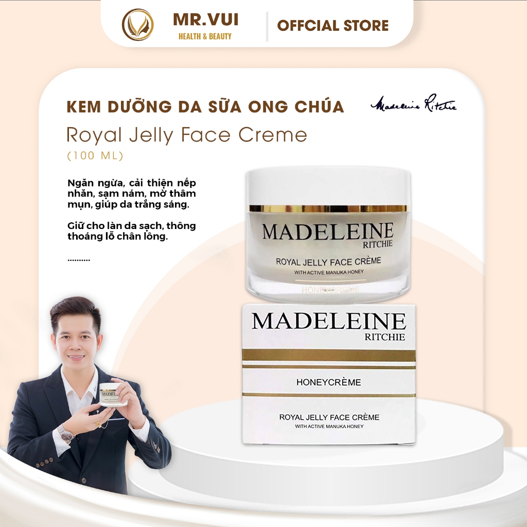 [Hỏa tốc] Kem dưỡng sáng da sữa ong chúa Madeleine Ritchie Royal Jelly ...