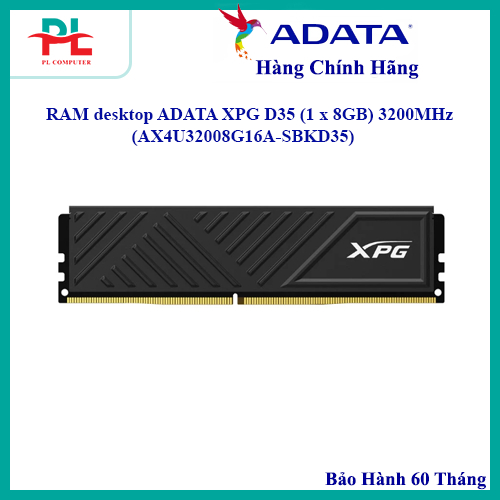 RAM desktop ADATA XPG D35 8GB / 16GB DDR4 3200MHz (AX4U32008G16A-SBKD35 ...