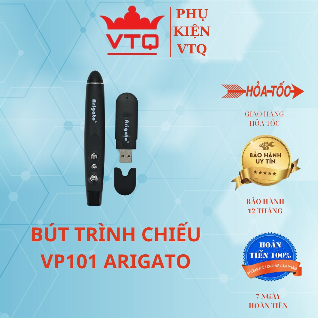 Bút Chỉ Laser Arigato thuyết trình VP101, Bút Chiếu Vesine VP 101 Kèm ...