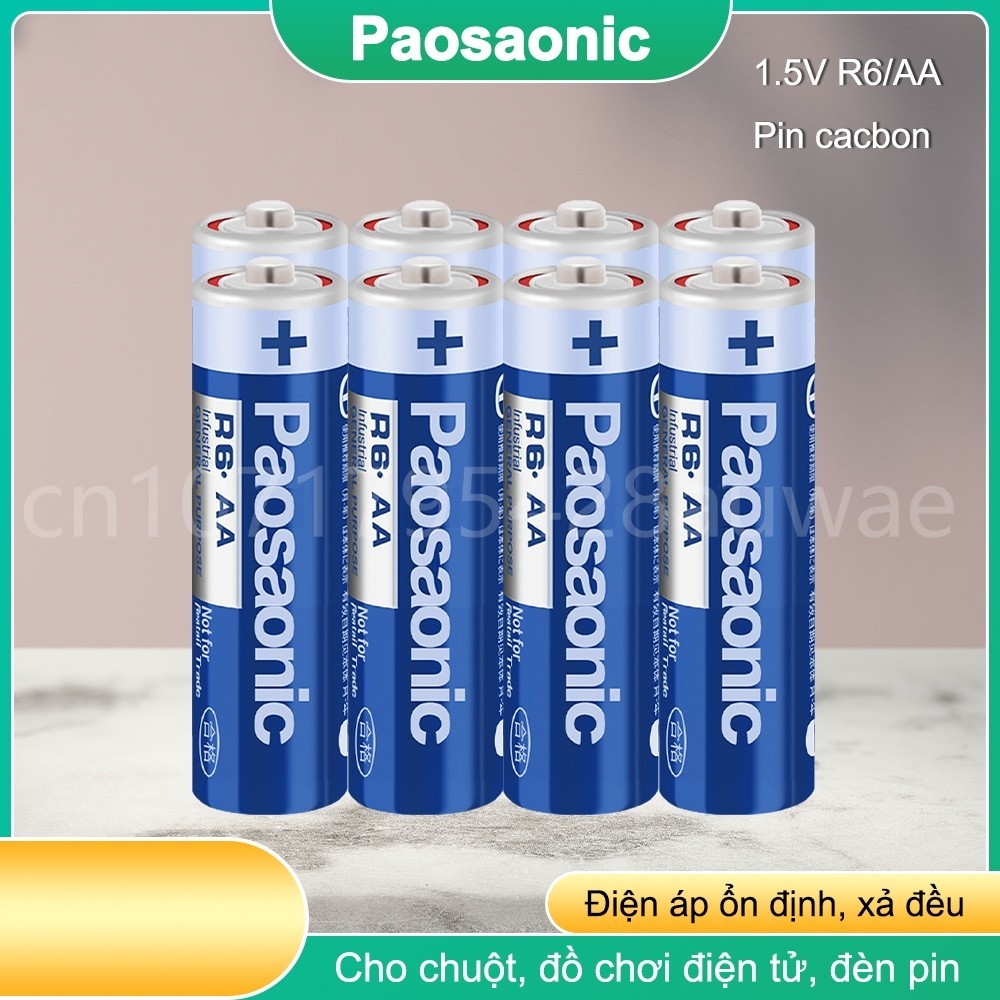Pin Paosaonic AA 1.5V R6 LR6 Hàng chính hãng Hàng Dùng cho khóa vân tay ...