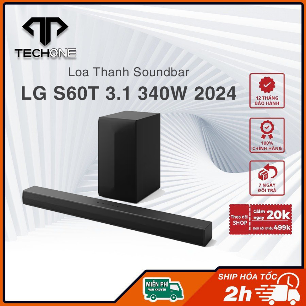 Loa Soundbar LG S60T 3.1 340W Hàng Chính Hãng Bảo Hành 12 Tháng Trên ...