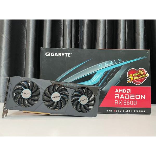 VGA GIGABYTE Radeon RX 6600 EAGLE 8GB GDDR6 Full Box | Shopee Việt Nam