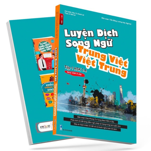Sách-Luyện dịch song ngữ Việt Trung - Trung Việt tập 1 HSK1-HSK4(có ...