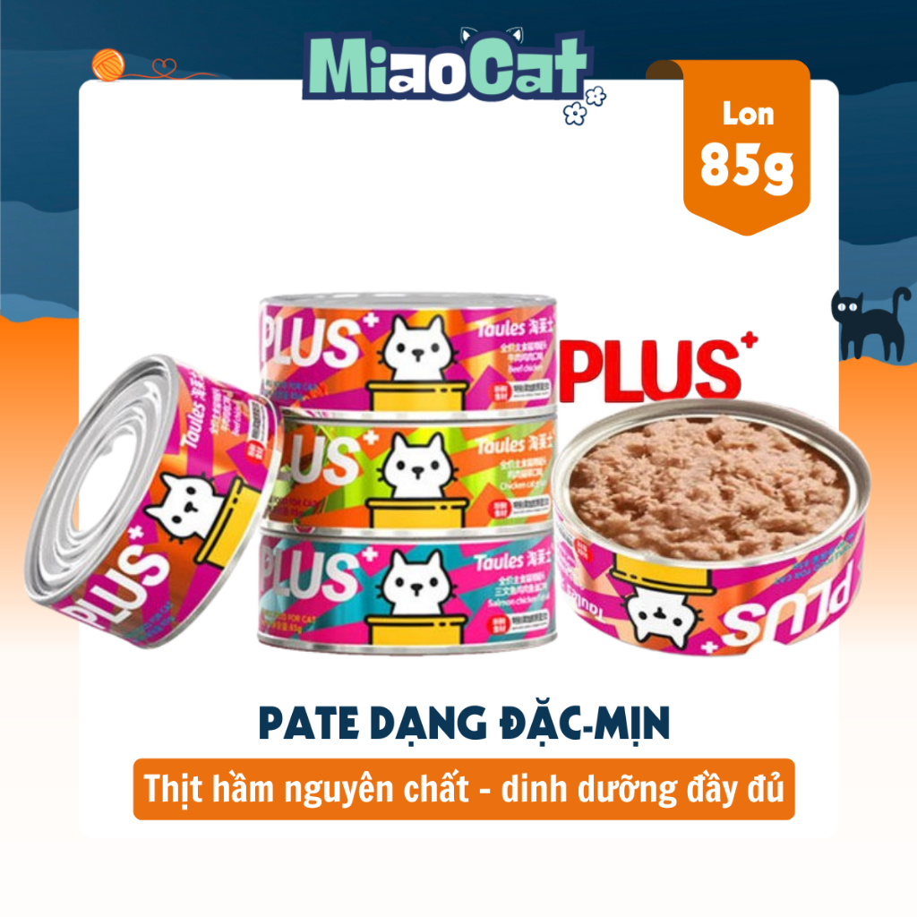 Pate Taules Plus Lon 85g Dạng Cao Cấp Đặc Mịn Dinh Dưỡng Cao Dành Cho ...
