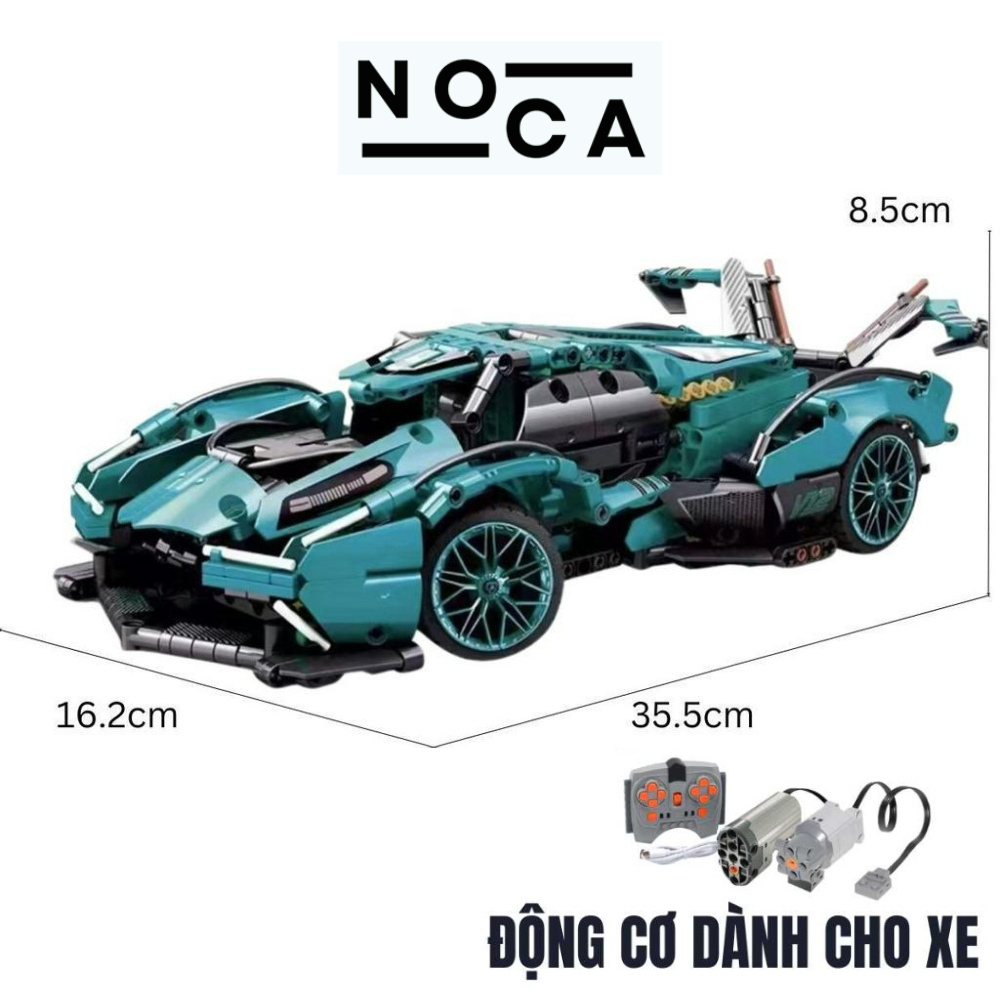 Mô Hình lắp ráp Xe đua Oto Lambo V12 Blue JKC7104 tỉ lệ 1:14, siêu xe ...