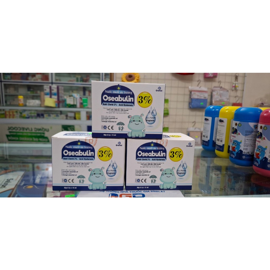 [CHÍNH HÃNG] Nước Muối Ưu Trương Oseabulin 3% Gremed (Chai 15ml ...