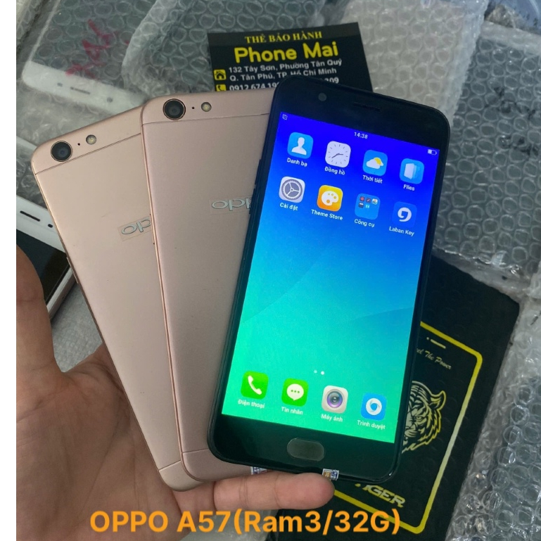Điện thoại cảm ứng A57 RAM 3G/32GB máy chính hãng CHƠI GAME LƯỚT TIKTOK ...