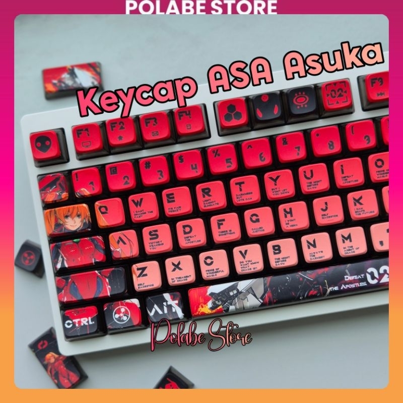 Keycap ASA Asuka xuyên led profile Bàn Phím Cơ Polabe Store Keycap ...