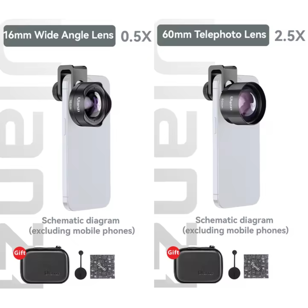ULANZI CL-003 (Lens 75mm) / CL-004 (Lens 8mm) / CL-005 (Lens 16mm) / CL ...