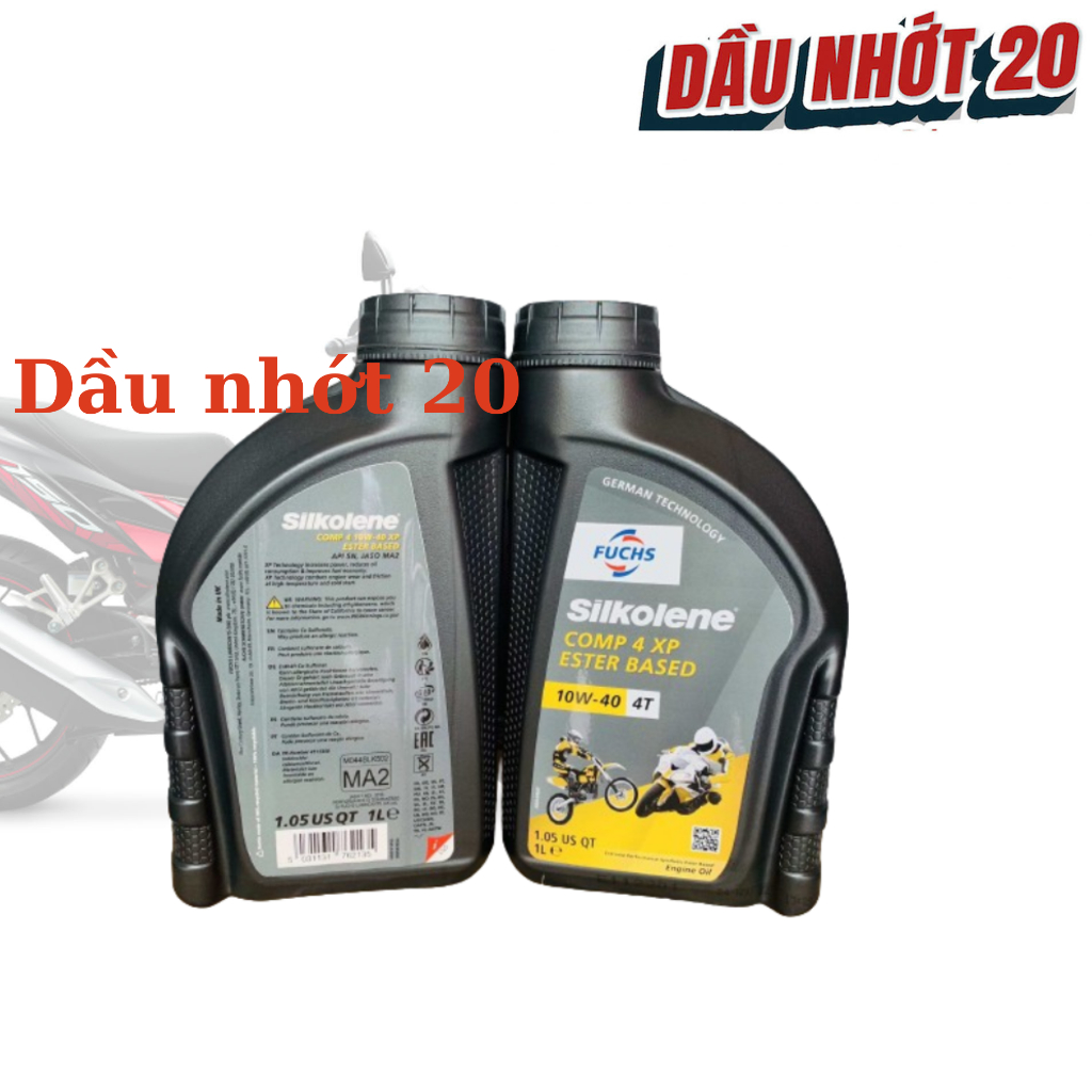 Nhớt Fuchs Silkolene 10w40 Pro 4 Comp , Fuchs 10w40 | Shopee Việt Nam