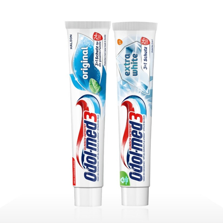 Kem Đánh Răng Odol Med 3 Tuýp 75m ORIGINAL & EXTRA WHITE Hàng Đức Chuẩn ...