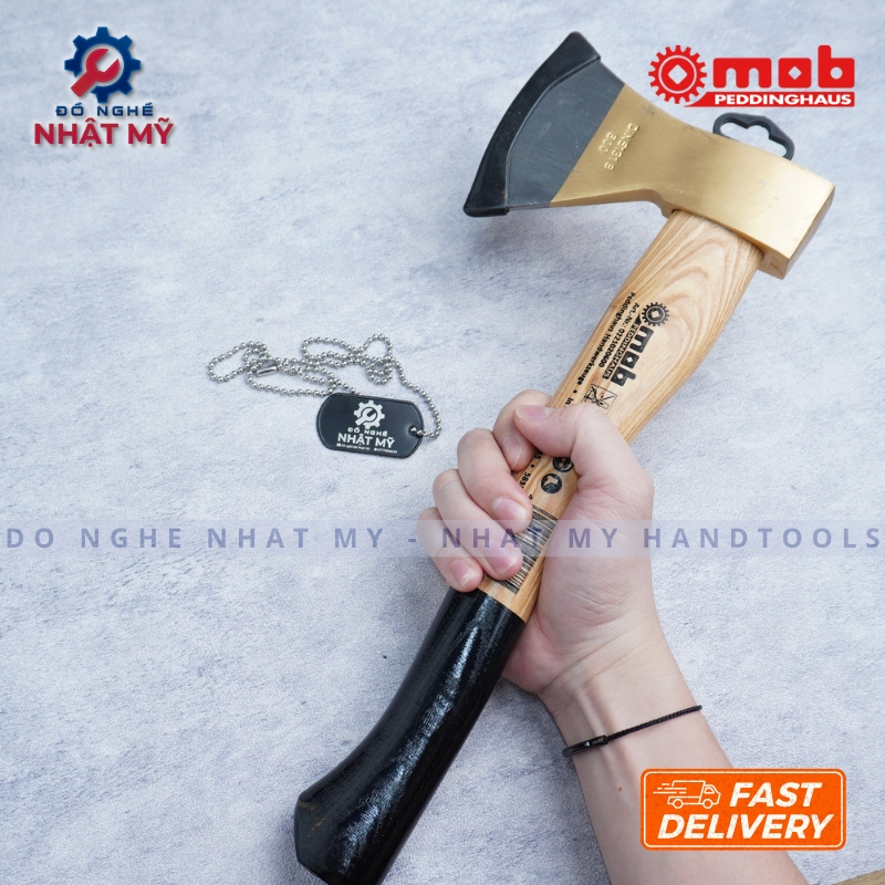 [MOB Germany] Búa rìu dã ngoại,cắm trại MOB PEDDINGHAUS cán gỗ SỒI ...