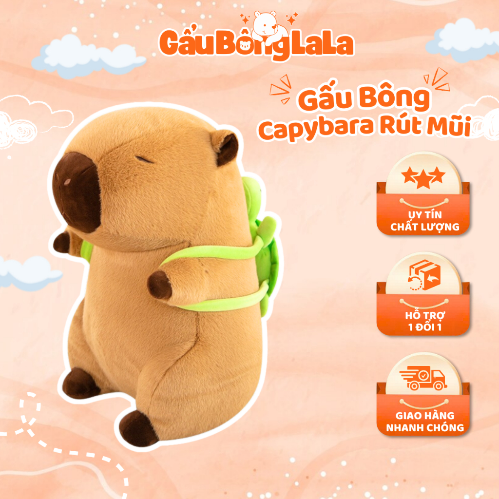 Gấu Bông Capybara Rút Mũi 💥HÀNG CAO CẤP💥 Gấu Bông Capybara Hồng, Món ...