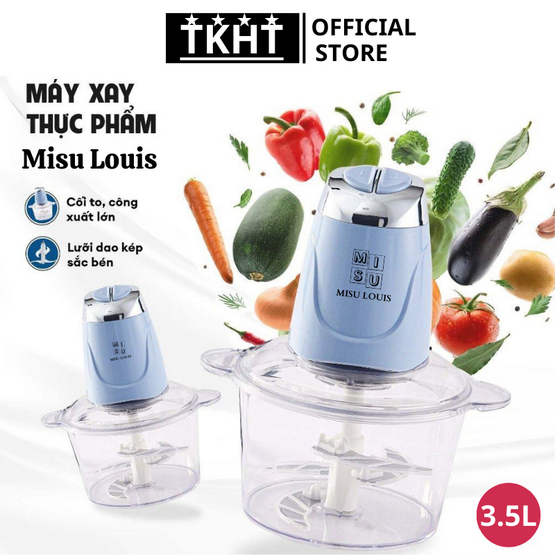 Máy Xay Thực Phẩm Đa Năng , Xay Thịt Misu Louis Công Suất 500w 4 Lưỡi ...