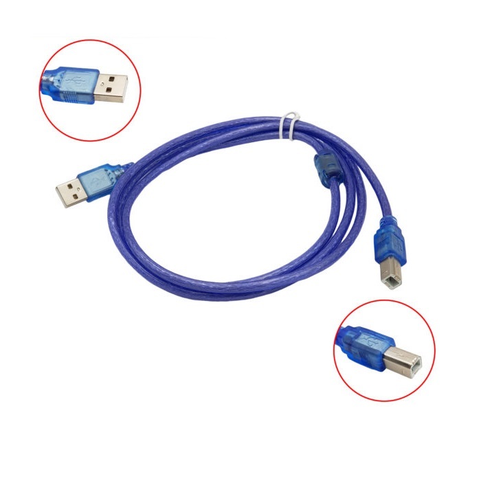 Dây Cáp Dữ Liệu USB A-B Nối Dài 1.5mm Dùng Cho Arduino, Máy In | Shopee ...