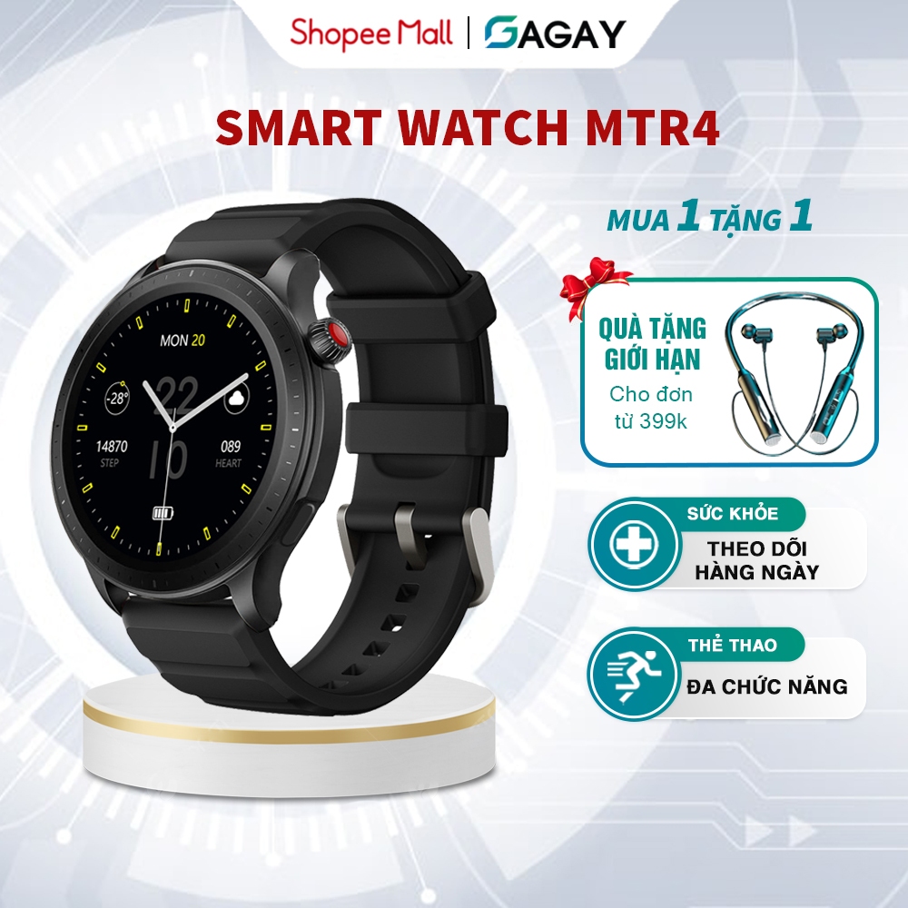 Đồng Hồ Thông Minh Smart Watch MTR4 Đồng Hồ Thể Thao Đo Nhịp Tim Xem ...