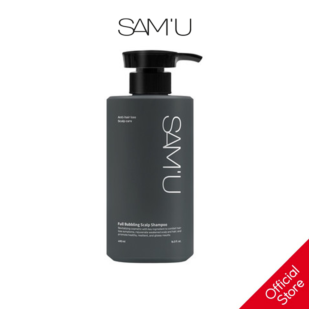 Dầu gội đầu tạo bọt SAM'U FULL BUBBLING SCALP SHAMBOO 490ml | Shopee Việt Nam