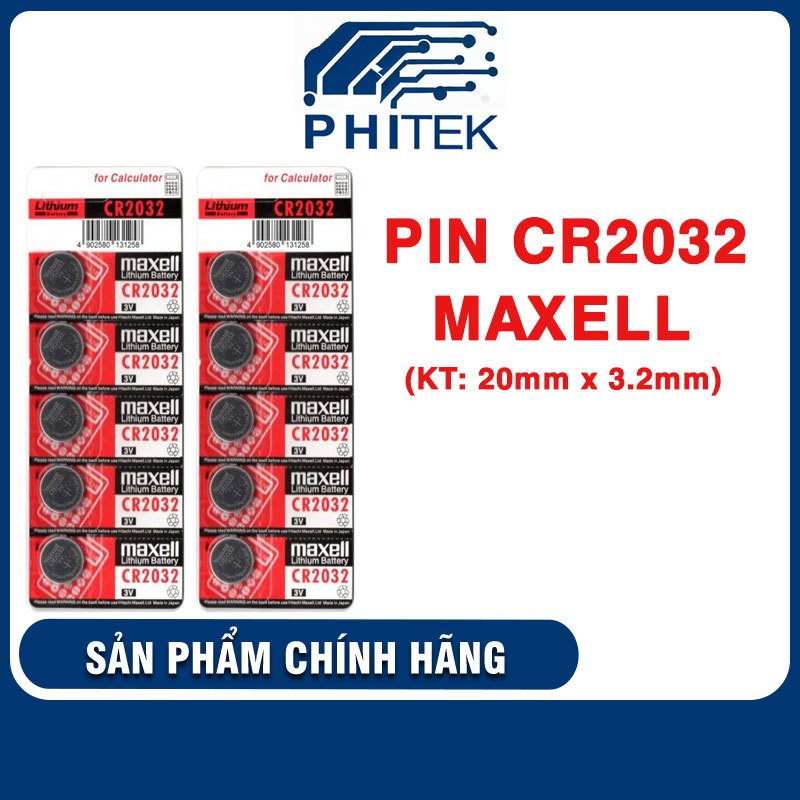 Pin MAXELL CMOS CR2032 3V | Shopee Việt Nam