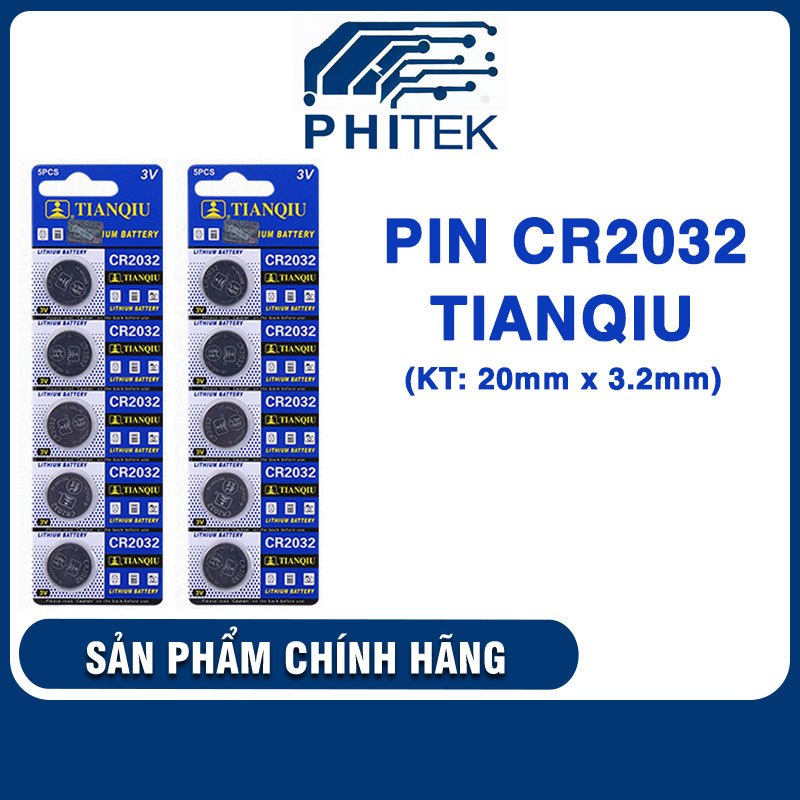 Pin TIANQIU CMOS CR2032 3V chính hãng | Shopee Việt Nam