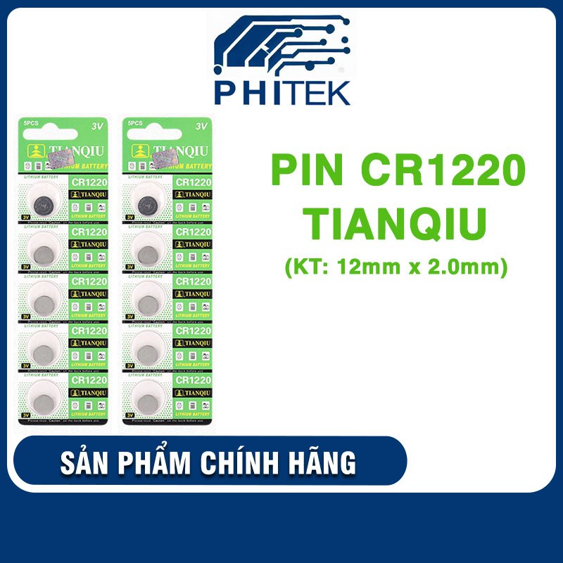 Pin TIANQIU CMOS CR1220 3V chính hãng | Shopee Việt Nam