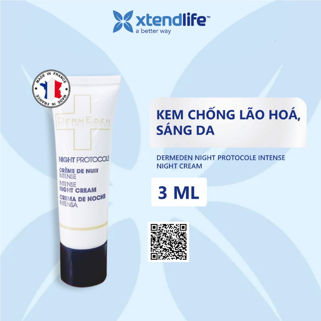 [GIFT] Kem chống lão hoá, sáng da DermEden Night Protocole Intense Night Cream (3ml) | Shopee ...
