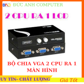 Bộ chia VGA 2 CPU Ra 1 Màn Hình FJGEAR FJ-15-2C (2 Port VGA Video ...