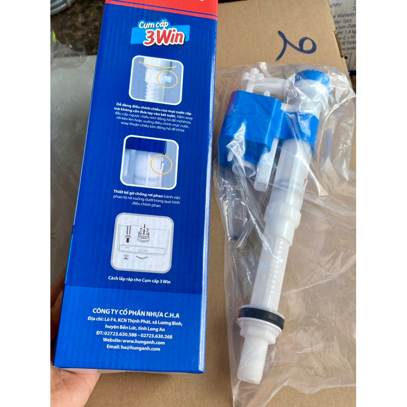 Van cấp nước bồn cầu 3Win - phao cấp/ cụm cấp nước H.A | Shopee Việt Nam