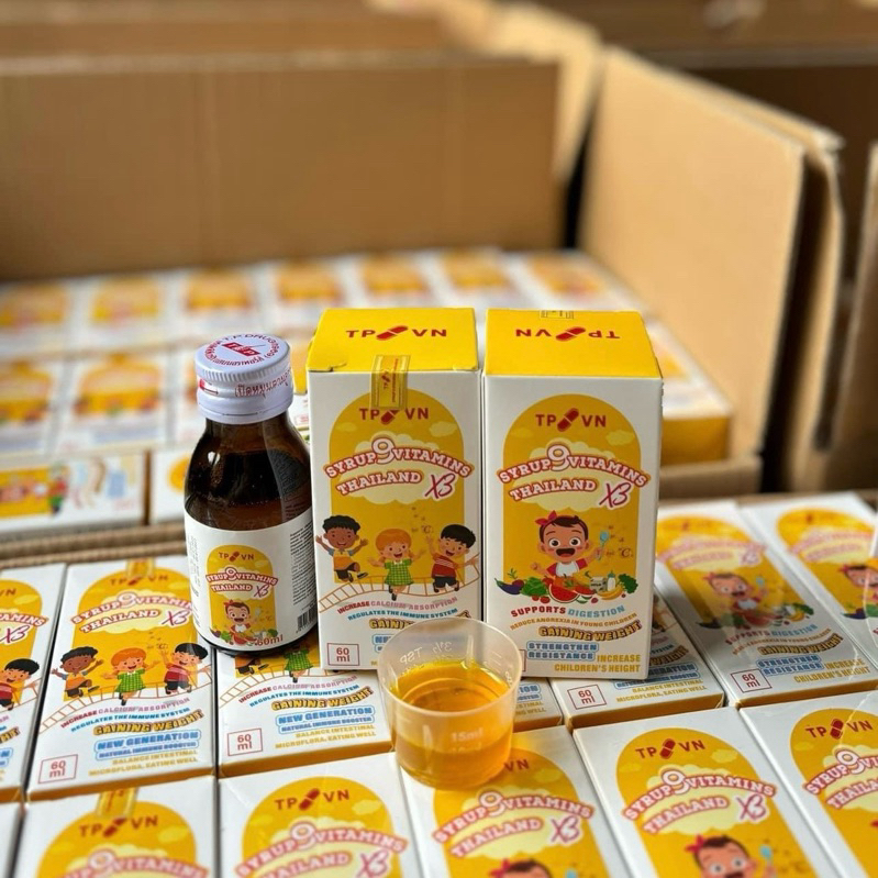 [New] SIRO 9 Vitamin TP tăng cân Thái Lan ( Cho bé từ 6 tháng ...