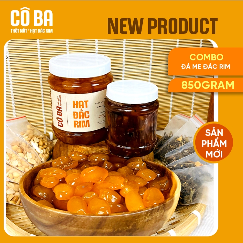 CÔ BA! Hạt Đác Rim 850g - Tặng 300g Me Rim Thơm, 05 trà lài & 05 đậu ...