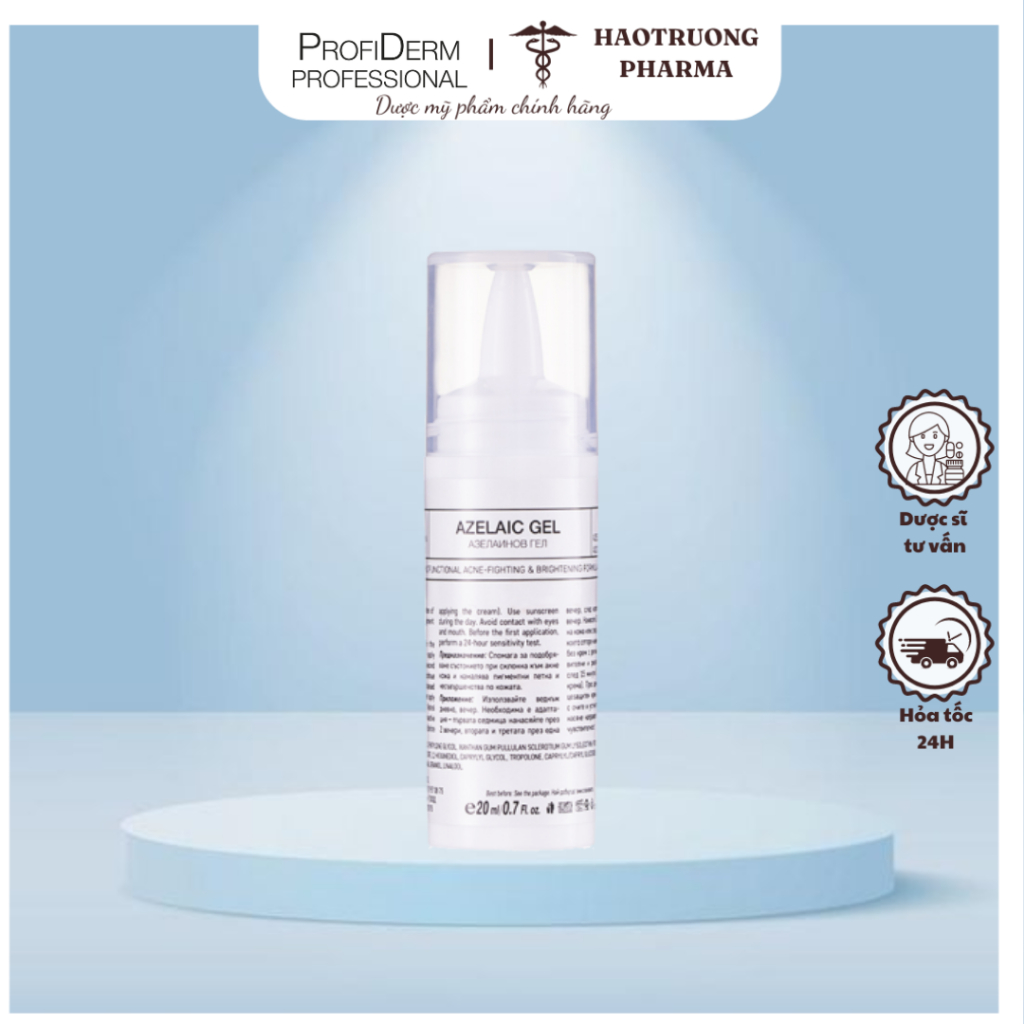 [Hàng công ty] ProfiDerm Azelaic Gel Phức hợp Gel Azelaic 12% Profi ...