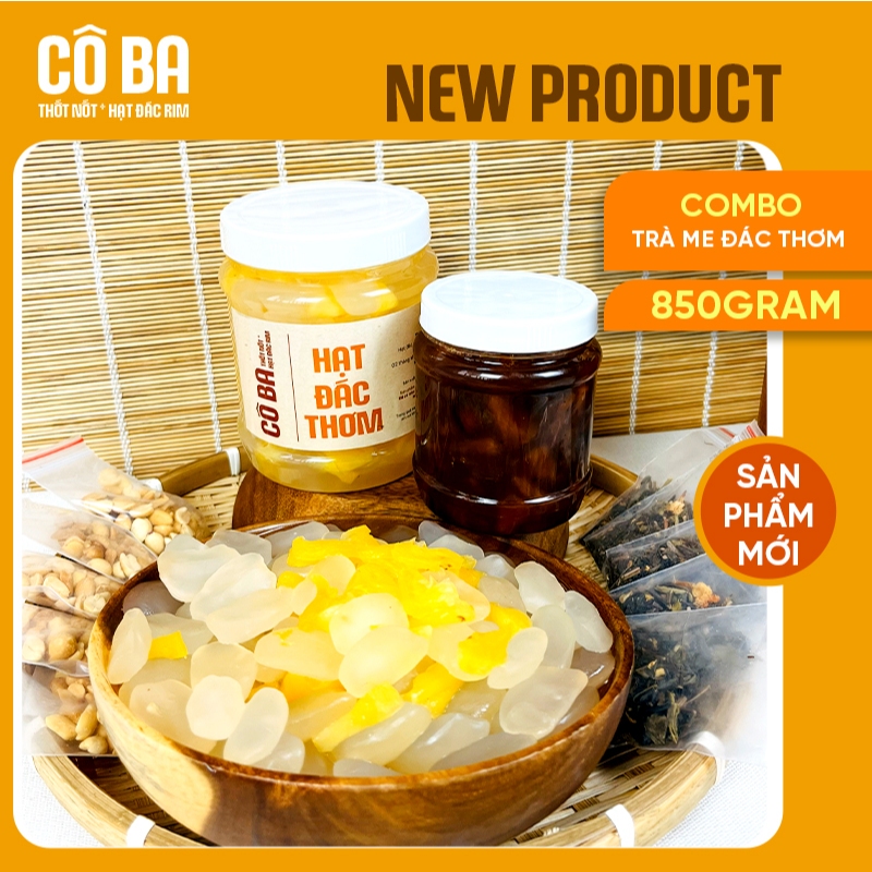CÔ BA! Đác Rim Thơm 850g - Tặng 300g Me Rim Thơm, 05 trà lài & 05 đậu ...