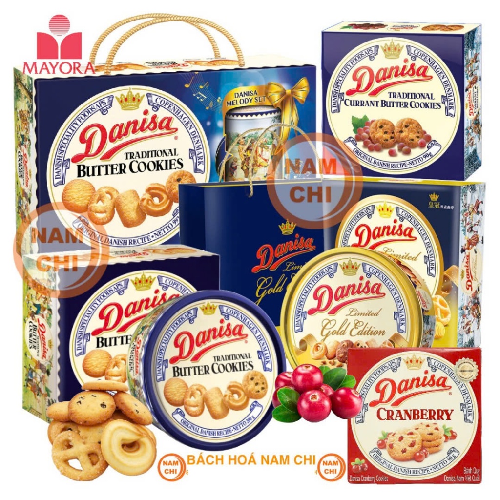 [QUÀ TẾT BẢN GIỚI HẠN] Bánh Quy Bơ Sữa Đan Mạch Danisa Butter Cookies ...