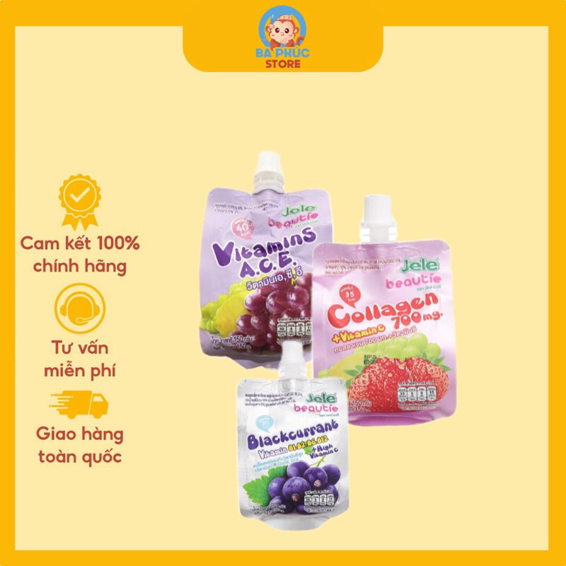 Nước Trái Cây Thạch Jele Thái Lan nhiều vị 150gr | Shopee Việt Nam