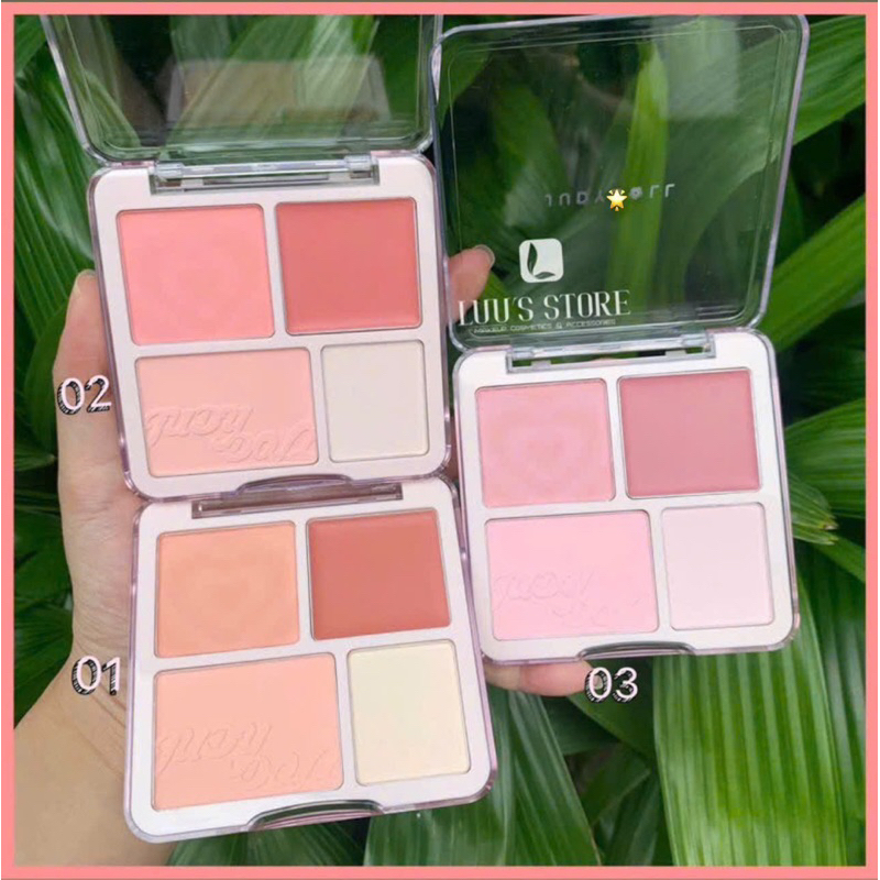 Má Hồng Judydoll Blush&Highlight Kèm Mút | Shopee Việt Nam