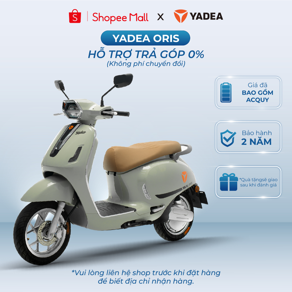 [TRẢ GÓP 0%] Xe Máy Điện YADEA ORIS Phiên Bản 2024 - Xe Điện YADEA ORIS ...