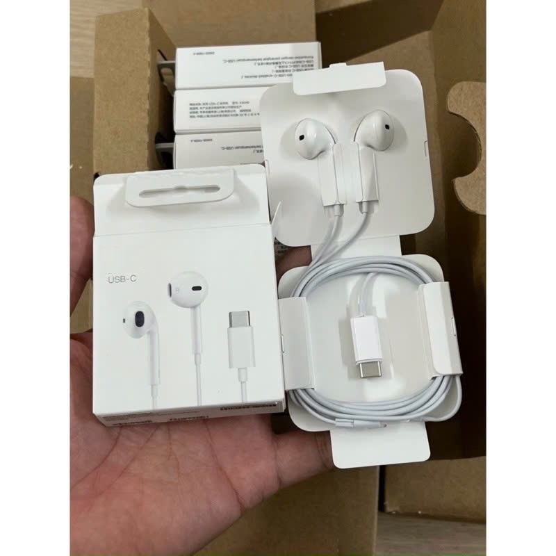 Tai Nghe Chân Cắm Type C Dùng Cho Ai Fôn 15 Và Tất Cả Dòng Điện Thoại ...