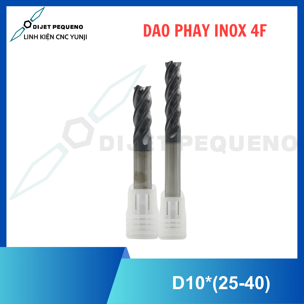 D10 Dao phay Inox* 4F | Shopee Việt Nam