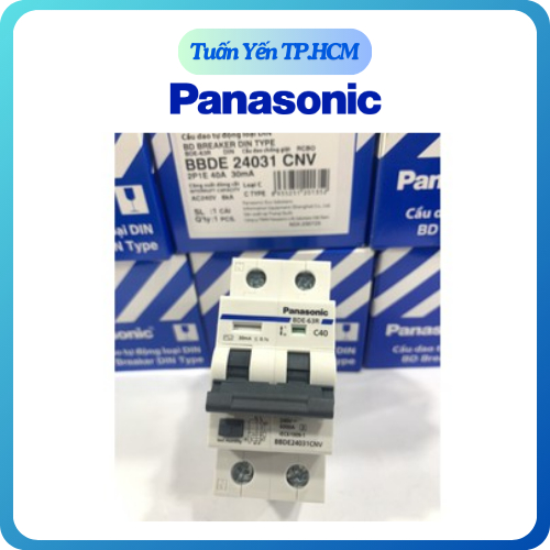 CHỐNG GIẬT CB RCBO CHỐNG GIẬT PANASONIC 2P - 16A, 20A, 25A, 32A, 40A, 50A, 63A 30mA | Shopee ...